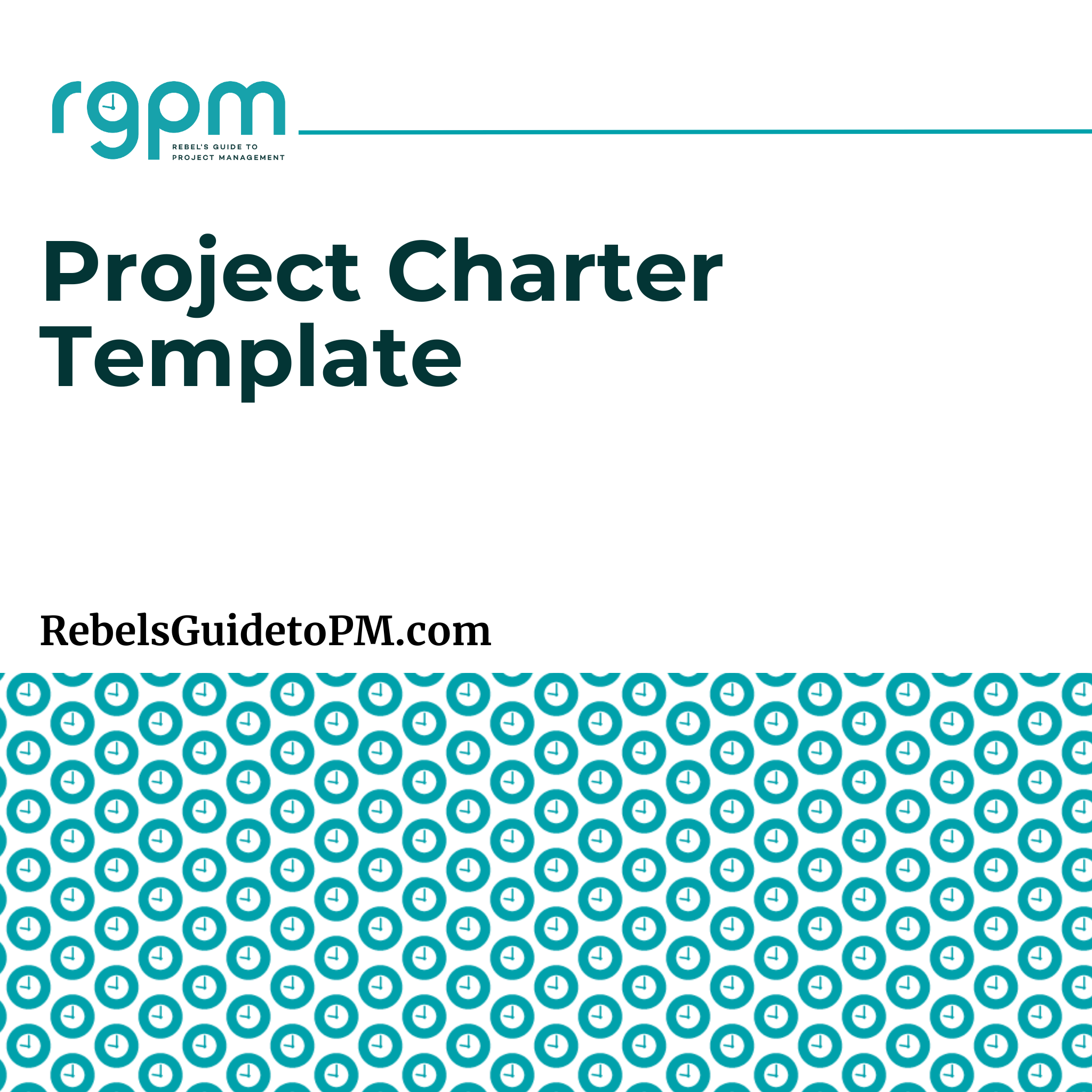 Project Charter Template – Rebels Guide To Project Management
