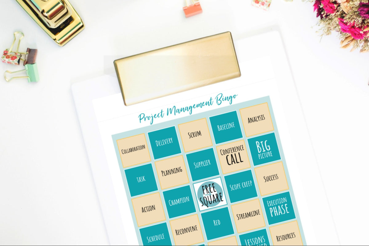 Project Management Bingo – Rebels Guide To Project Management